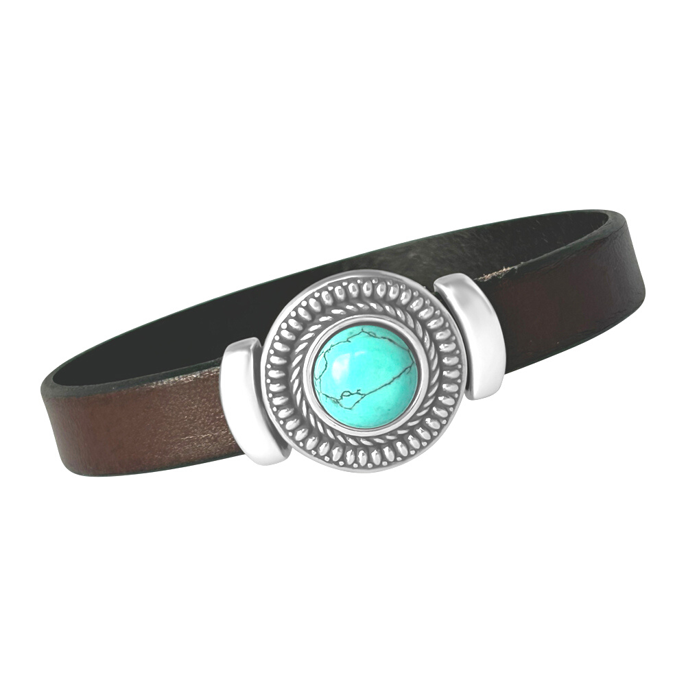 Turquoise Sunburst – Fine Line Leather Designs