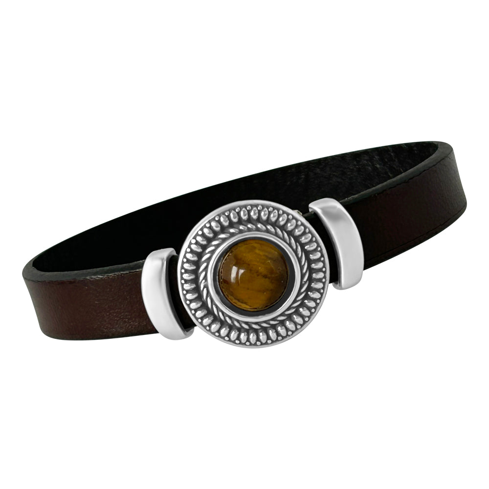 Tiger Eye Sunburst – Fine Line Leather Designs