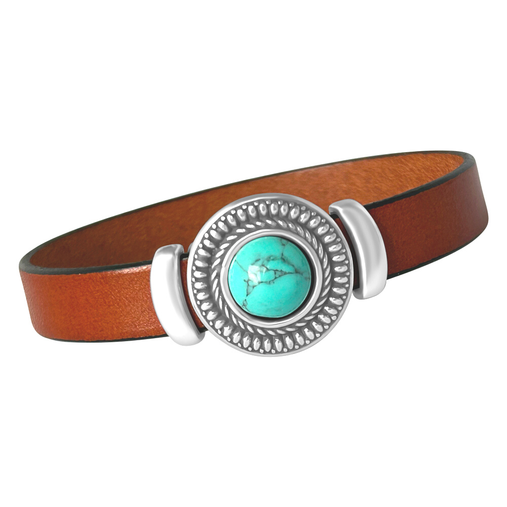 Turquoise Sunburst – Fine Line Leather Designs